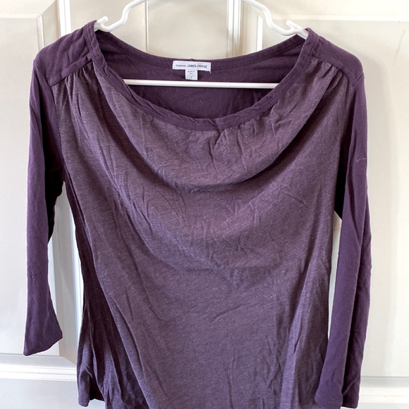 James Perse | Tops | James Perse Purple Top | Poshmark